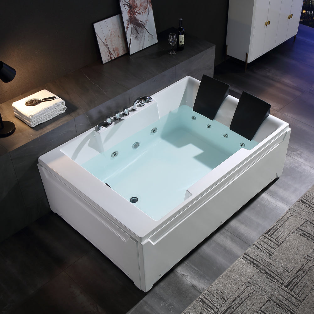 Empava 2 Person Jacuzzi Tub | Best Two Person Jetted Whirlpool Tub