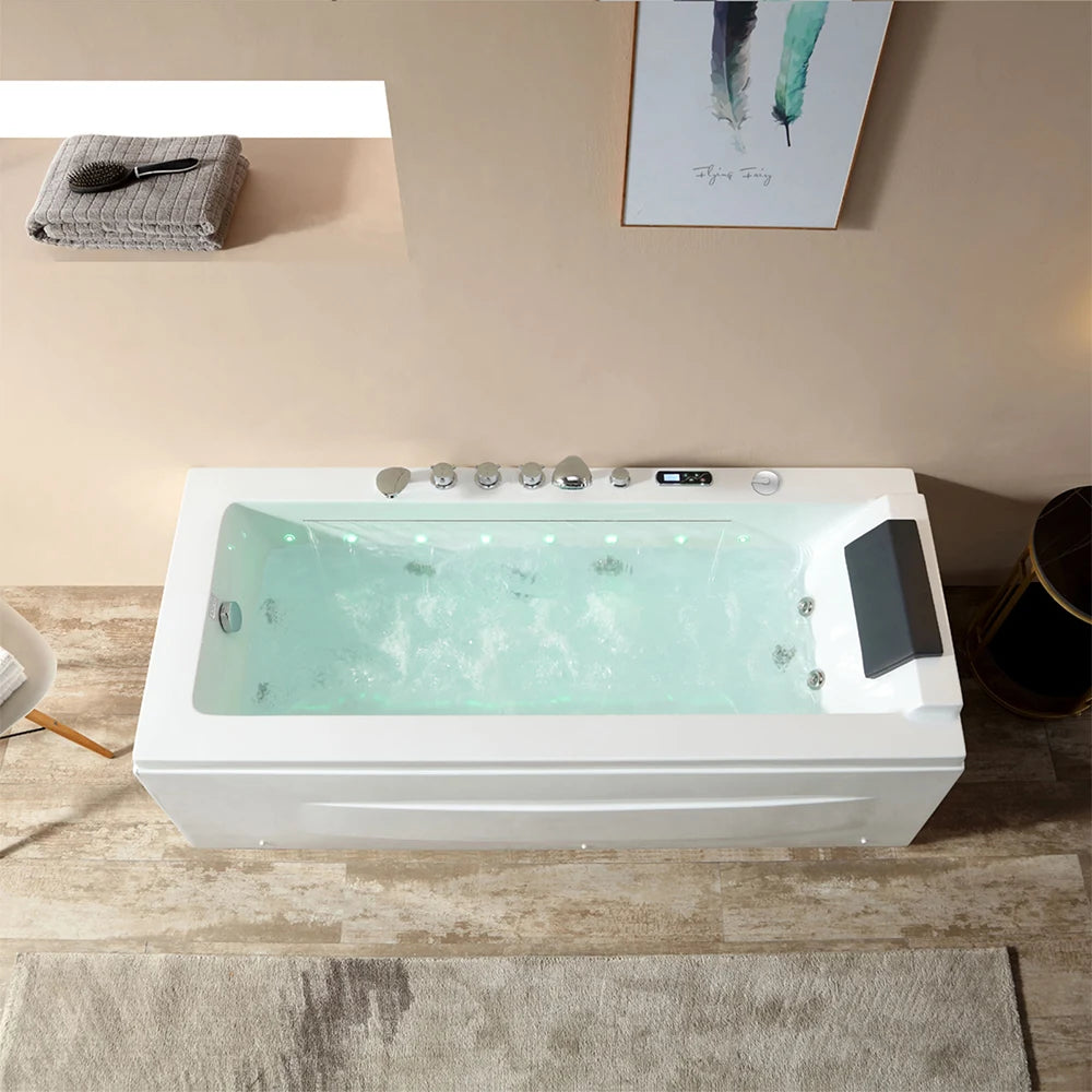 Easy-Install Drop-In Jetted Tub | Empava 67JT351LED