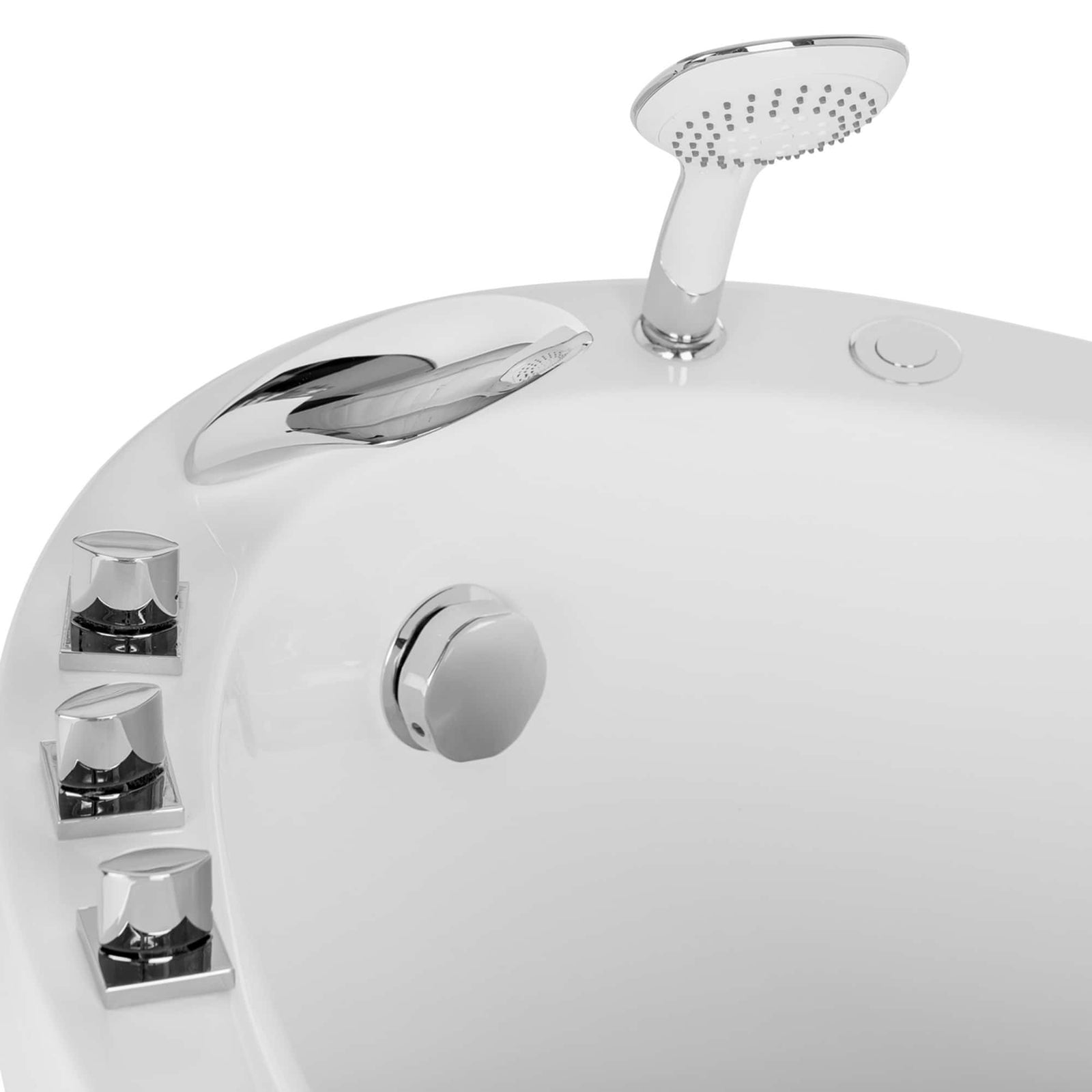 Freestanding Japanese Soaking Tub with Air Jets | Empava 59JT011