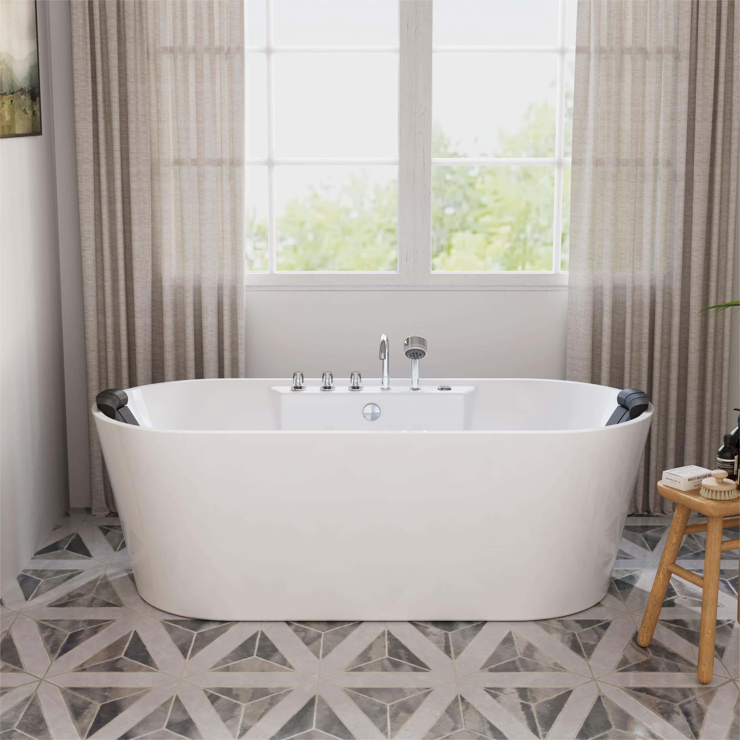 Whirlpool Jet Tub for a Spa-Like Escape | Empava 67AIS01