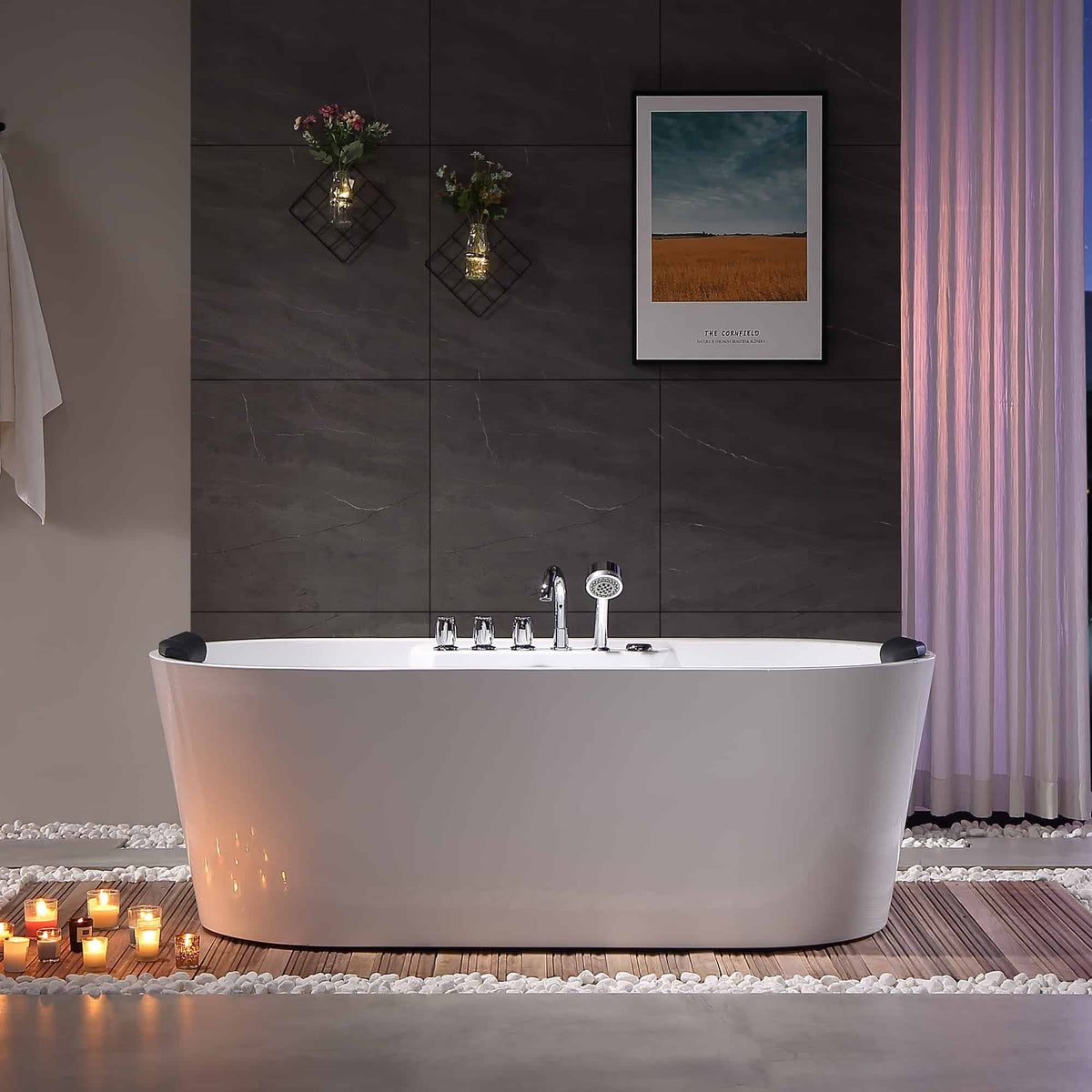 Whirlpool Jet Tub for a Spa-Like Escape | Empava 67AIS01