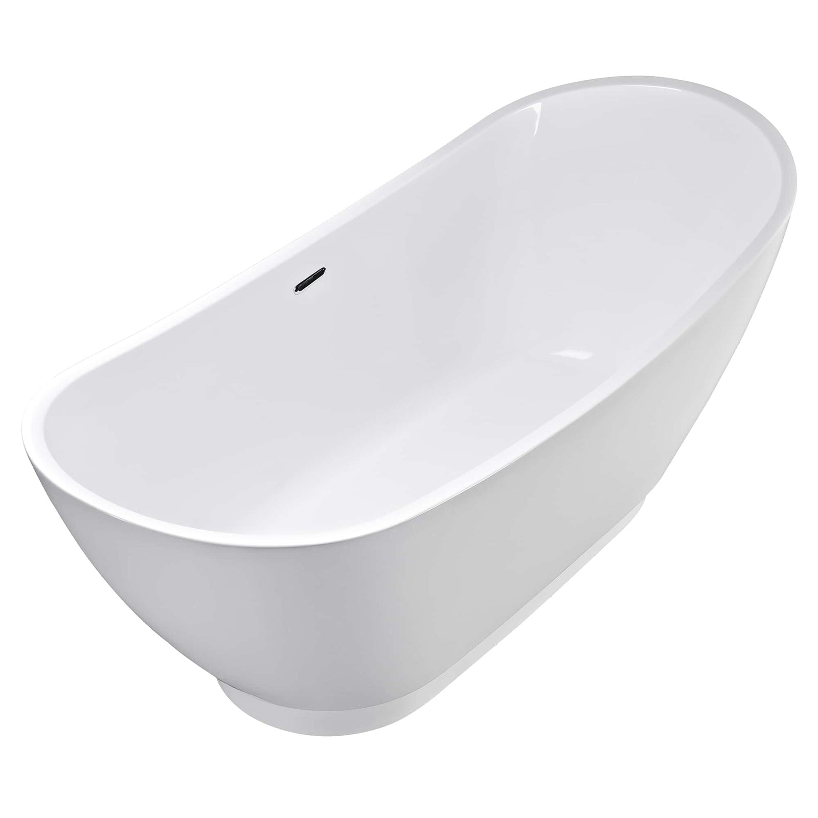 Center Drain Soaking Tub for a Deep Full-Body Soak | Empava 69FT1603