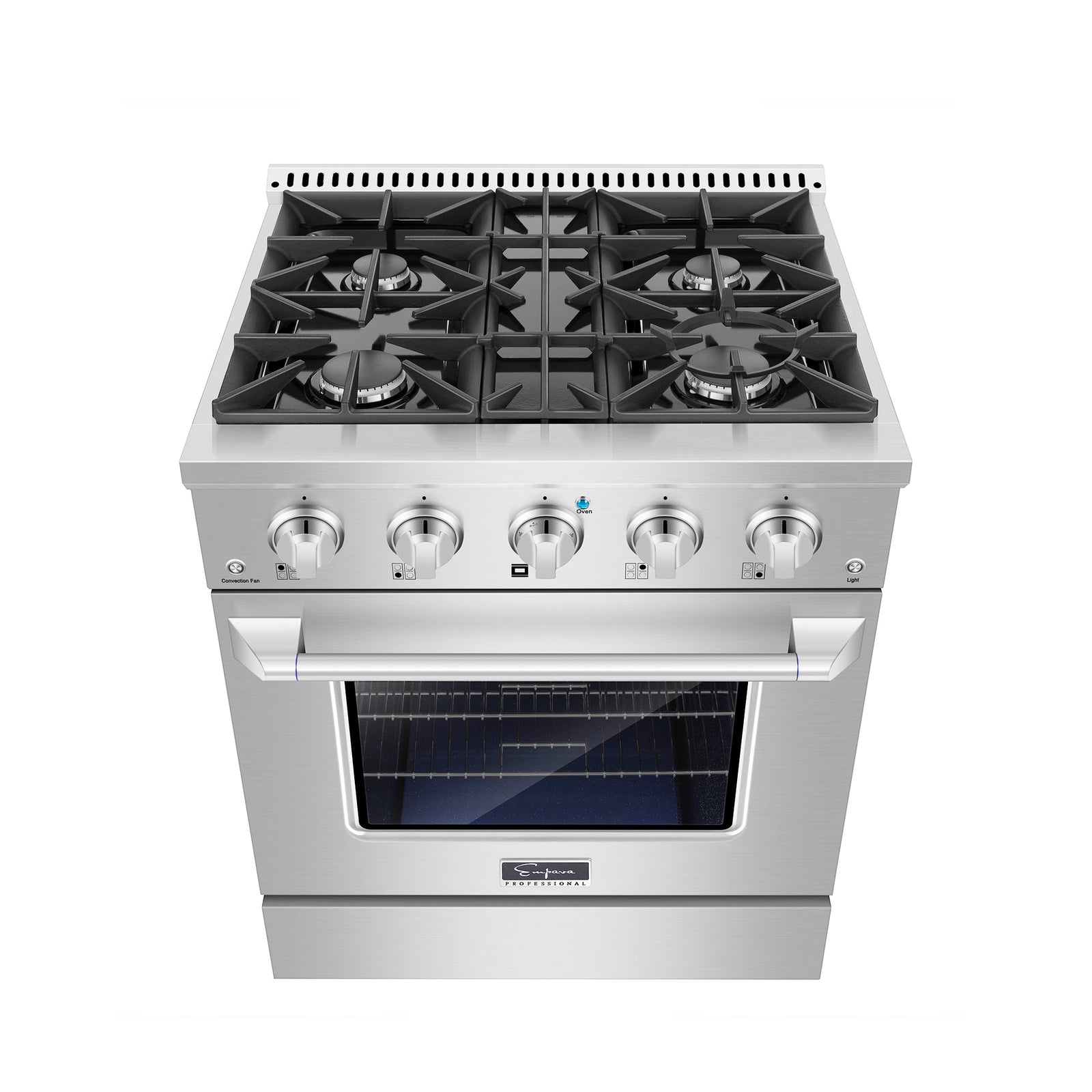 Sleek Design, Powerful Cooking: Empava 30GR07 Pro-Style Gas Range